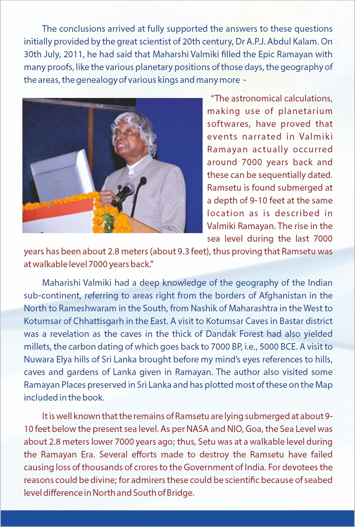 Ramayan Retold with Scientific Evidence – Saroj Bala